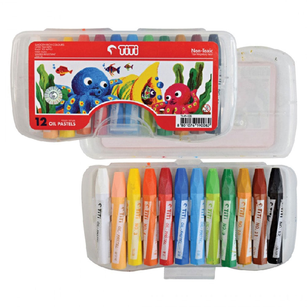 Pack of 12 - Color Oil Pastels Crayons | Daraz.pk