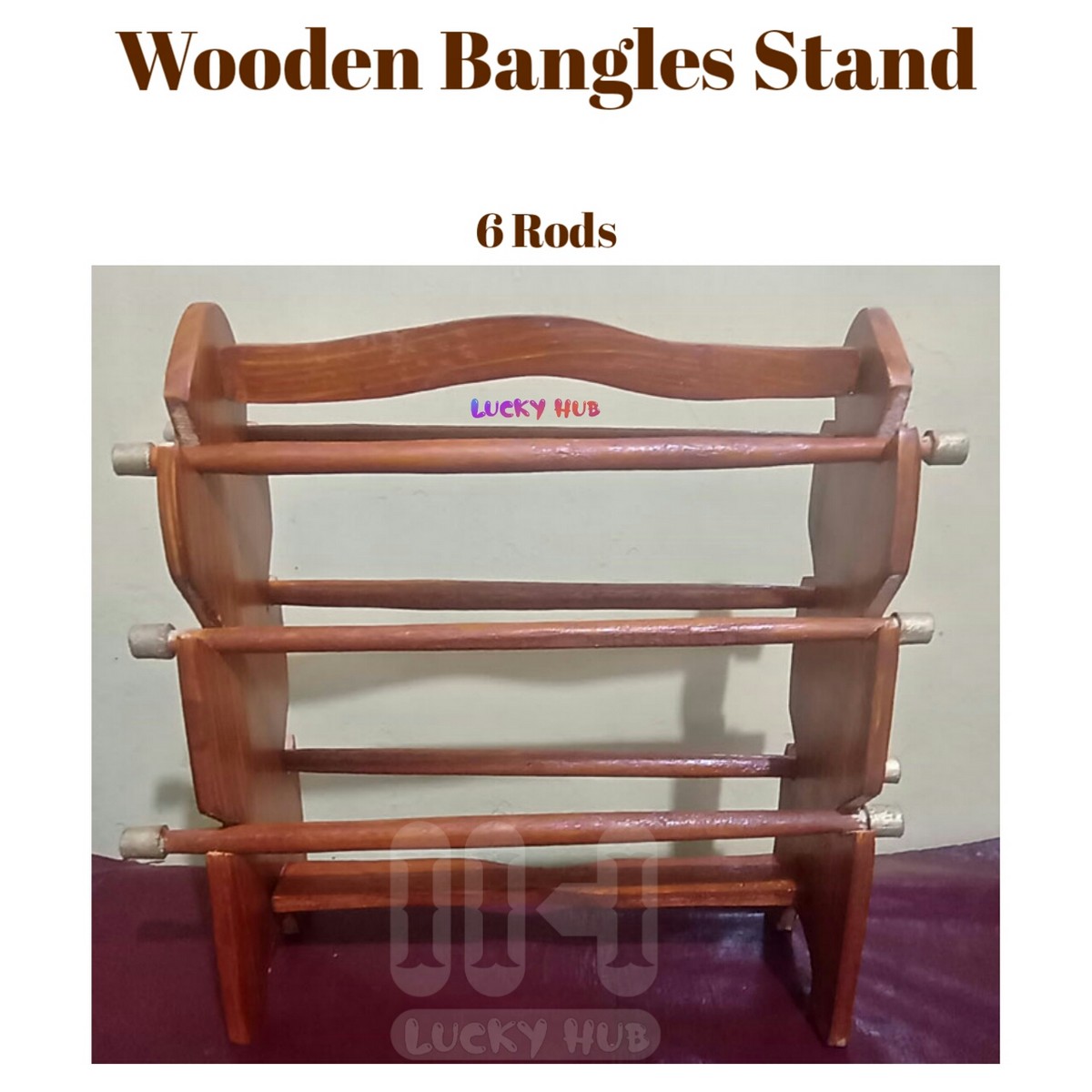 Wooden Bangles Stand , Chori Stand, Jewellery Stand Hand Crafted Best ...