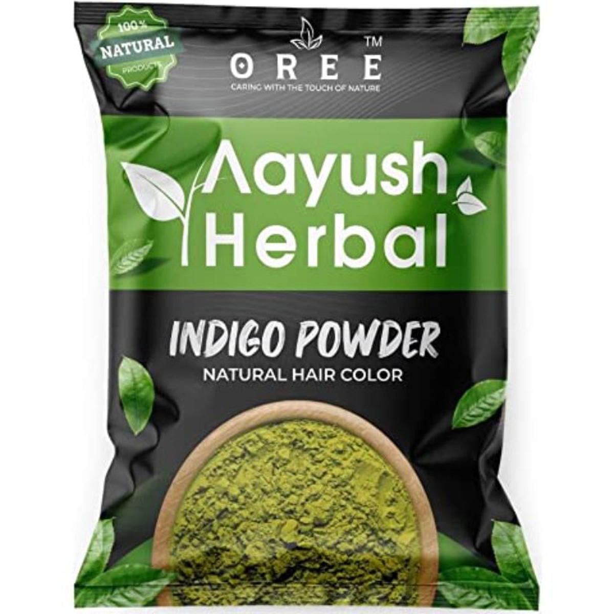 Aayush Herbal Indigo Powder for Black hair| 100% Pure and Natural Hair ...
