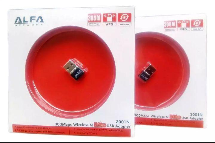 Alfa Wifi W115 Net Wireless-N | USB Adapter | Fixed 3DBi | Wifi W115 ...
