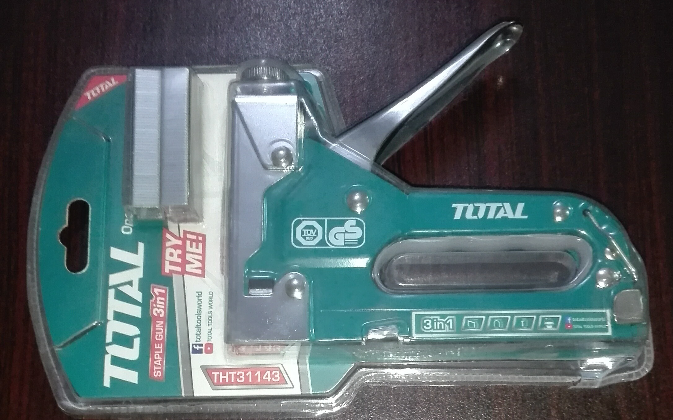 Total 3 in 1 Staple Gun with Staples & Nails | Daraz.pk