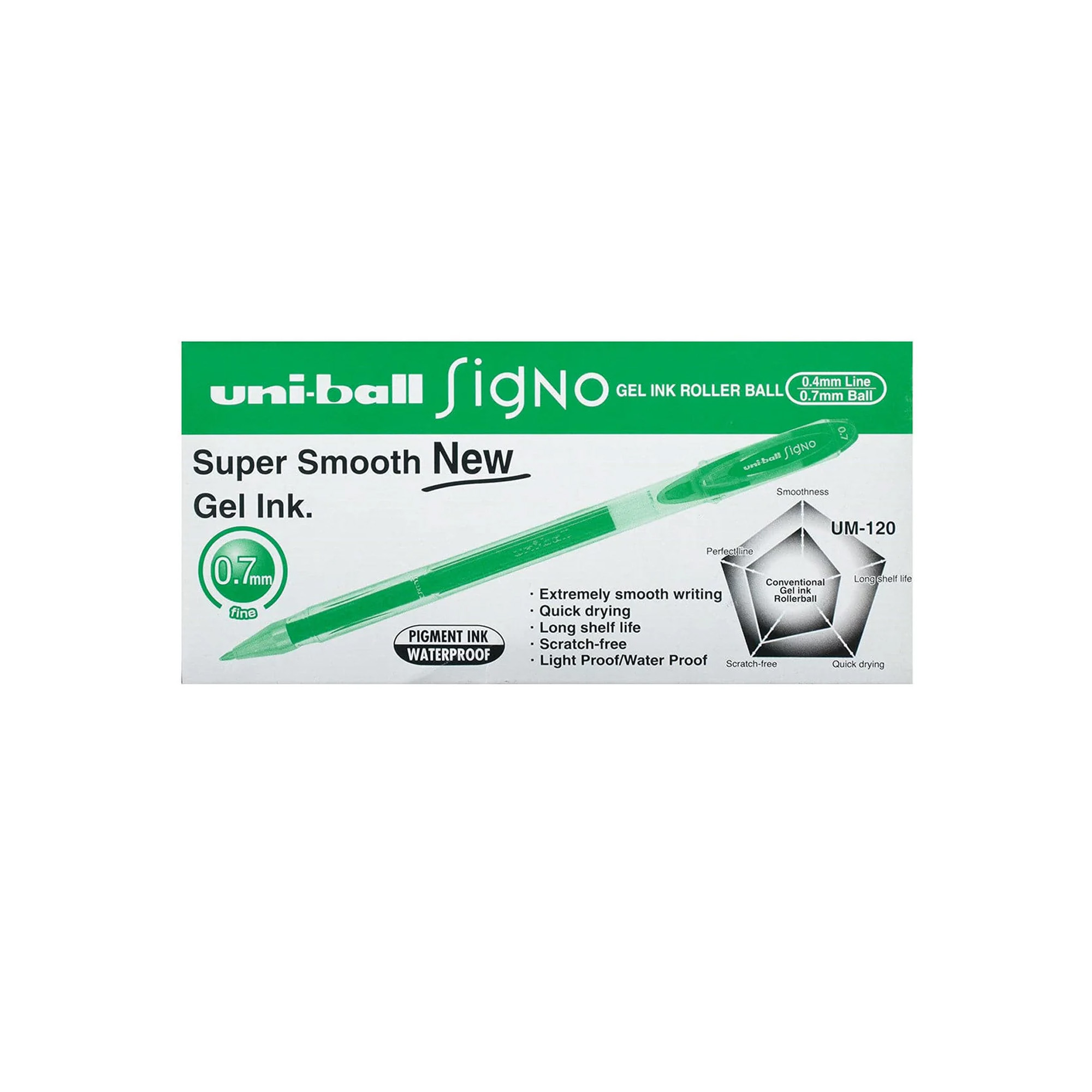 Uni Ball Signo Gel Pen 0.7mm Pack of 12 – Smooth Writing, Bold Ink ...
