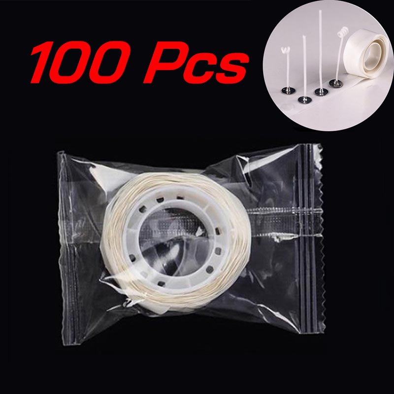 100 PCS /PC WICK STICKERS FOR CANDLE WICKS | Daraz.pk