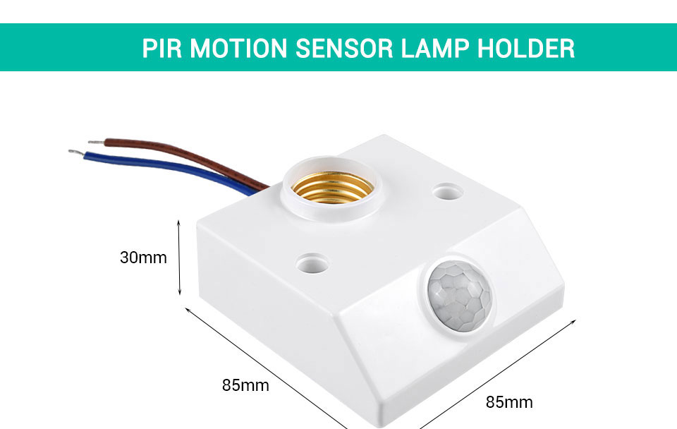 Sensor holder Light Switch PIR Motion Sensor Smart Switch E27 220V 110V ...