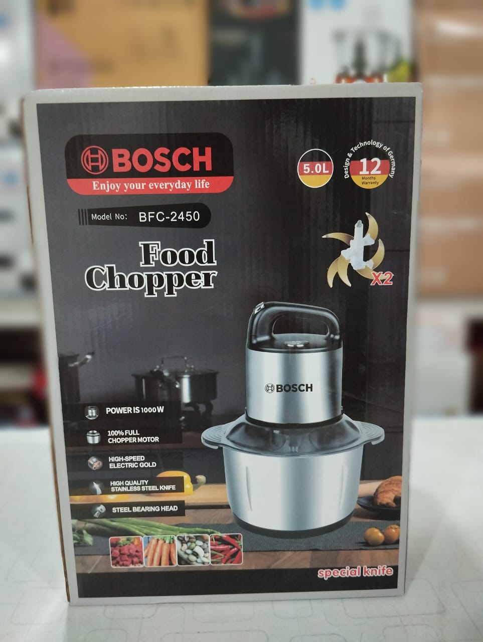 German Lot Imported Bosch 5L Food Chopper | Daraz.pk