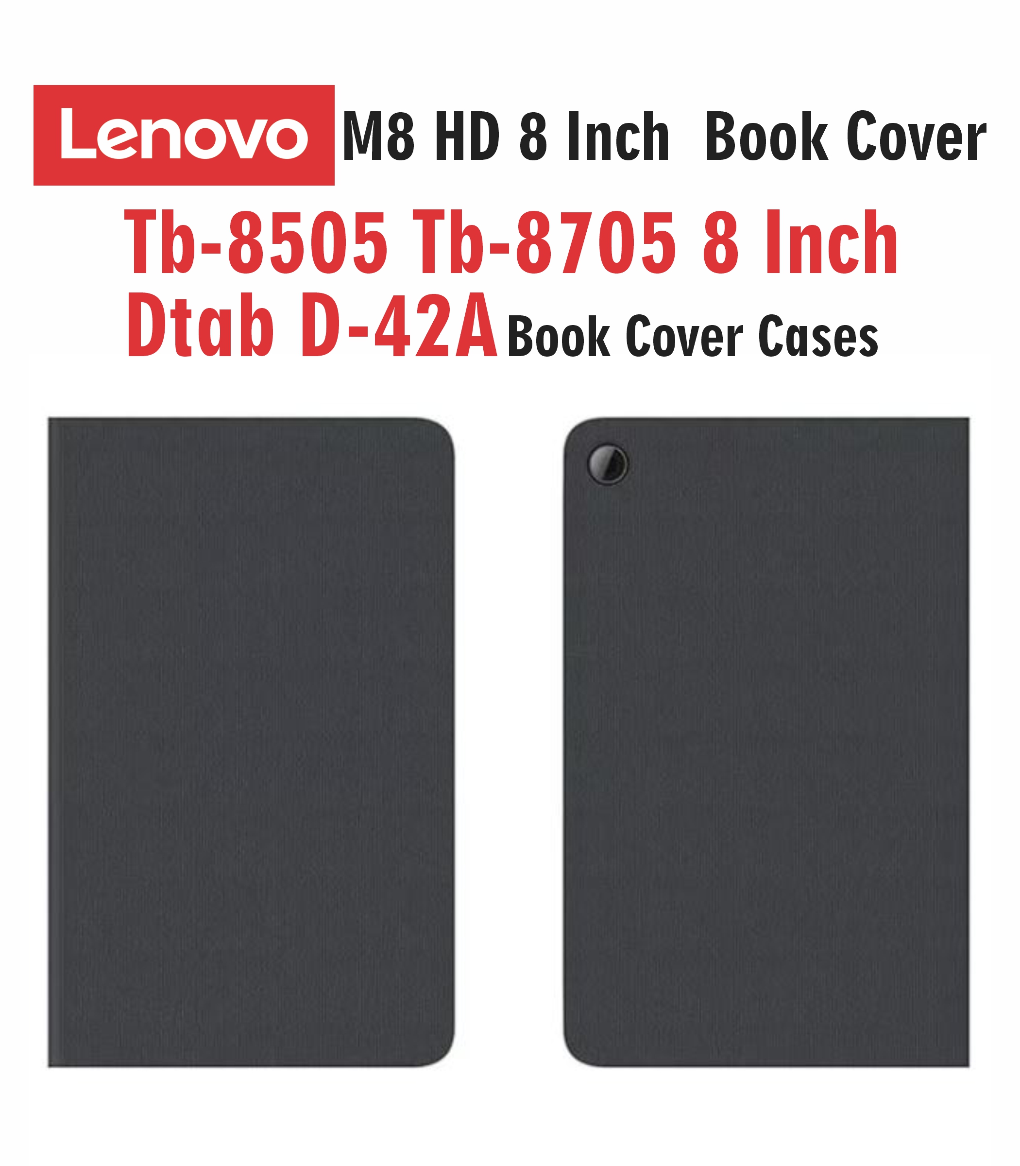 Lenovo M8 HD 8 inch Book Cover Tb-8505 Tb-8705 Tab Case D-42A | Daraz.pk