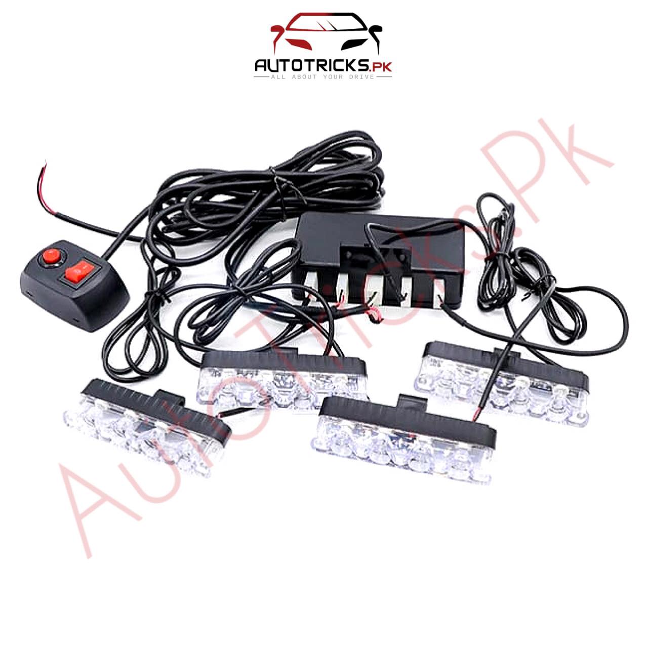 4X4 Grill LED Police Flasher Light | Daraz.pk