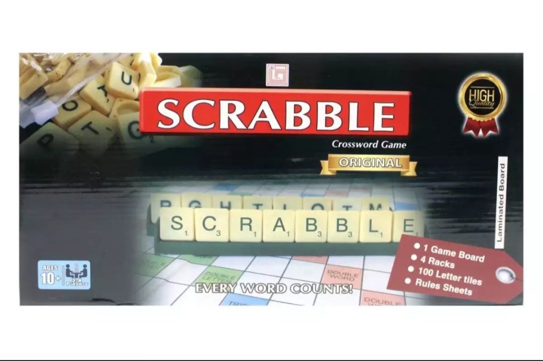 Scrabble Board Game Hard Laminated | Daraz.pk