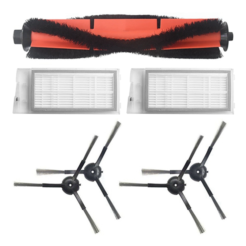 NANLIY- 7Pcs for Roidmi EVE Plus Robot Vacuum Cleaner Main Brush HEPA ...