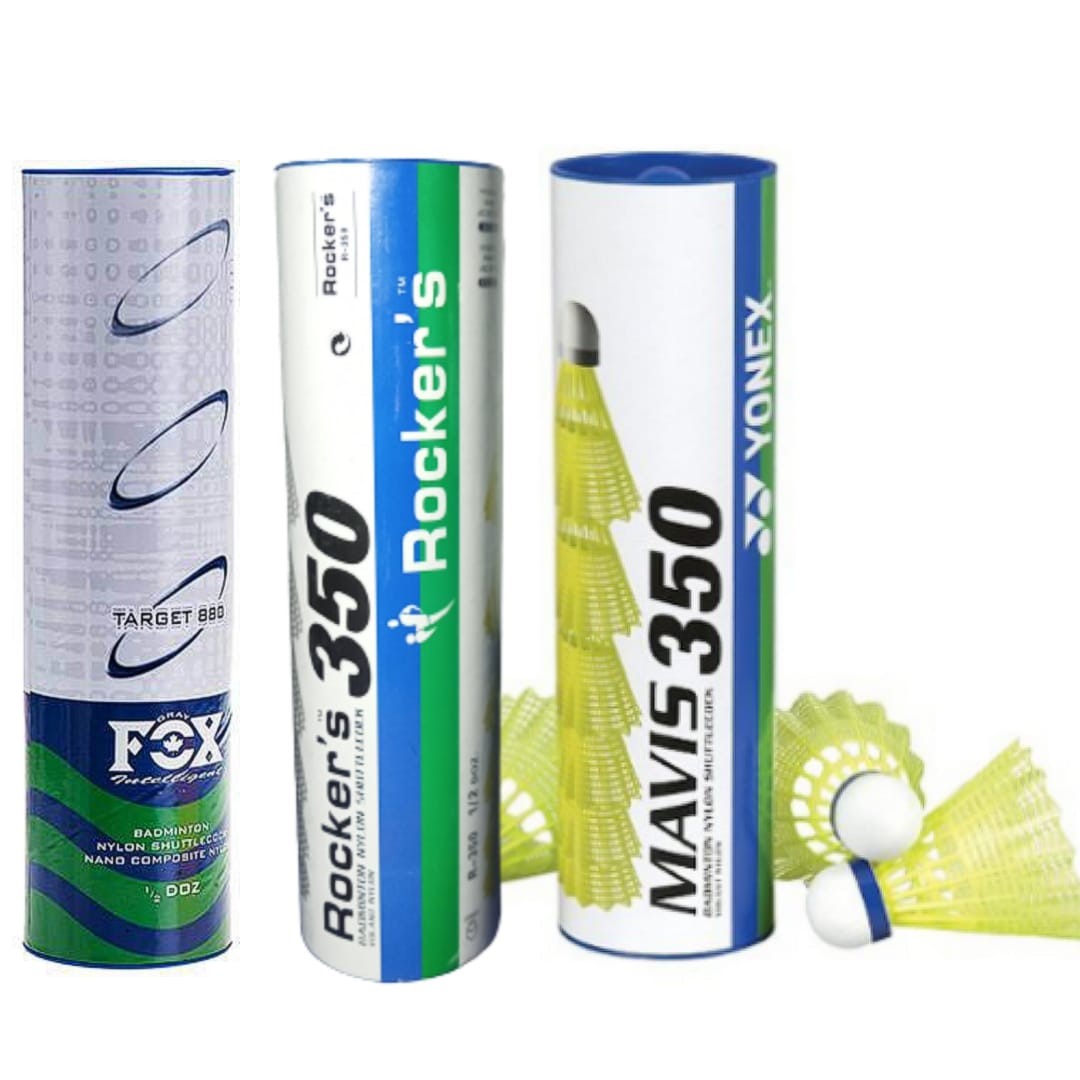 Pack Of 6 Yonex Badminton Shuttle, Yellow Colour Shuttle For Beginners ...