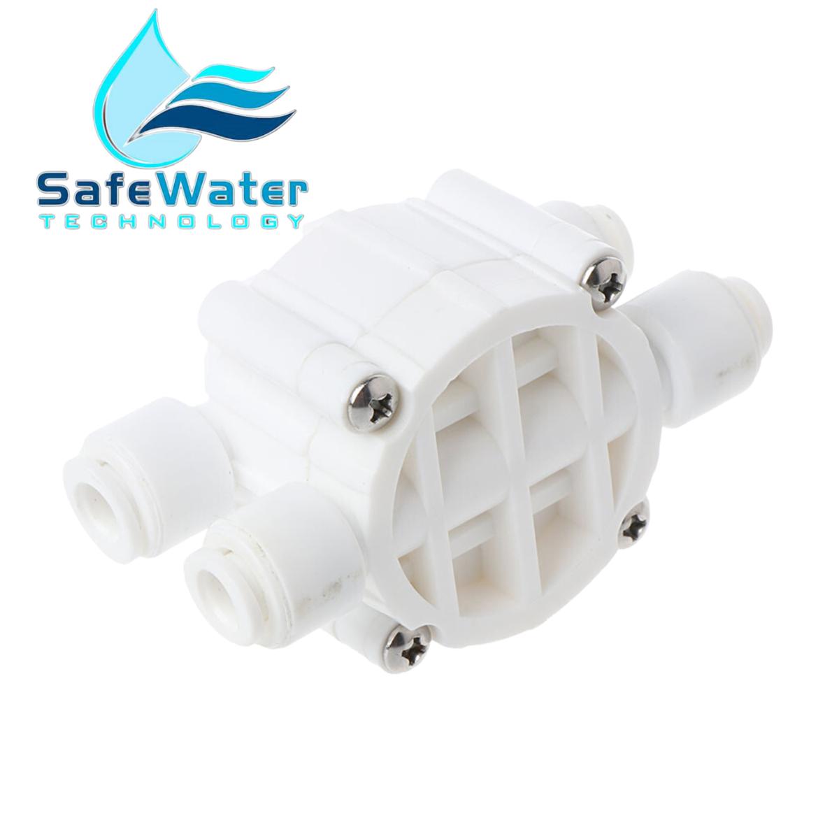 4 Way 1/4 Port Auto Shut Off Valve For RO Reverse Osmosis Water Filter ...