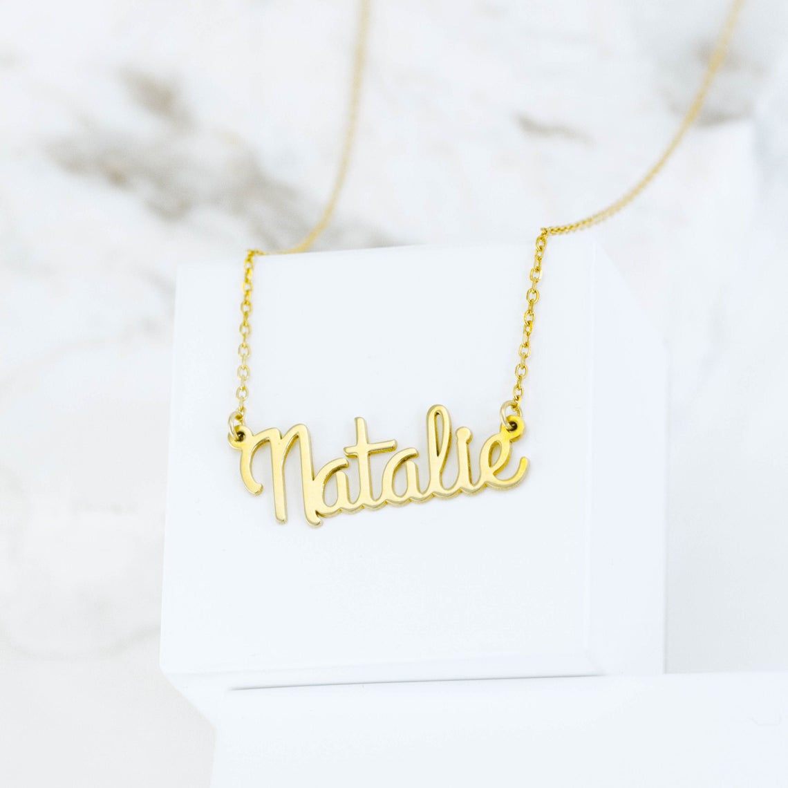 Name Locket for Women Customized Design Name 18K Gold Plated Pendant ...