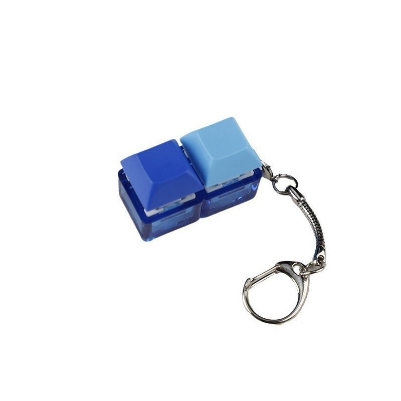 4-Keys Mechanical Keyboard Key Toy Keychain Party Stress Relief DIY ...