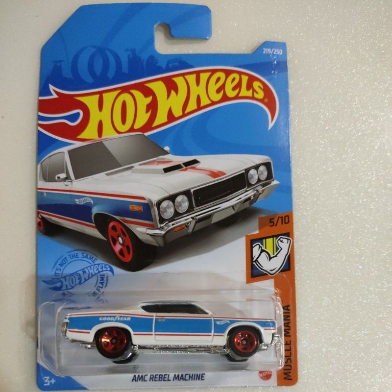 Hot Wheels Amc Rebel Machine - 1/64 Scale Diecast Model Price in ...