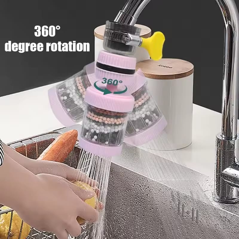 Universal 360° Rotation Water Faucet Filter Water Cleaner Purifier ...