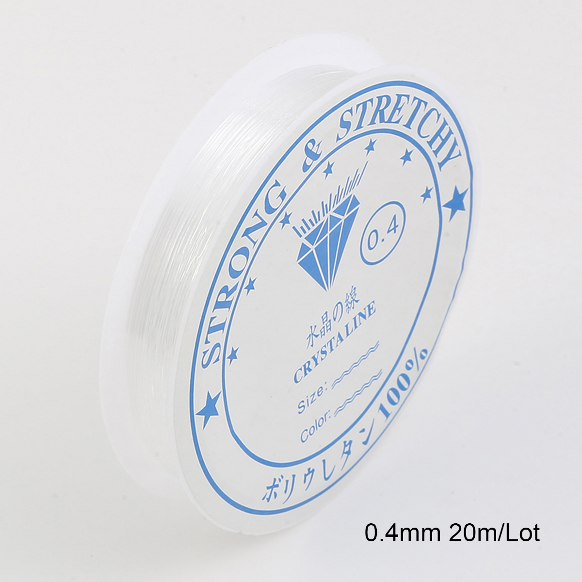 0.4-1.0mm Transparent Elastic Crystal Line For Jewelry Making Beading ...