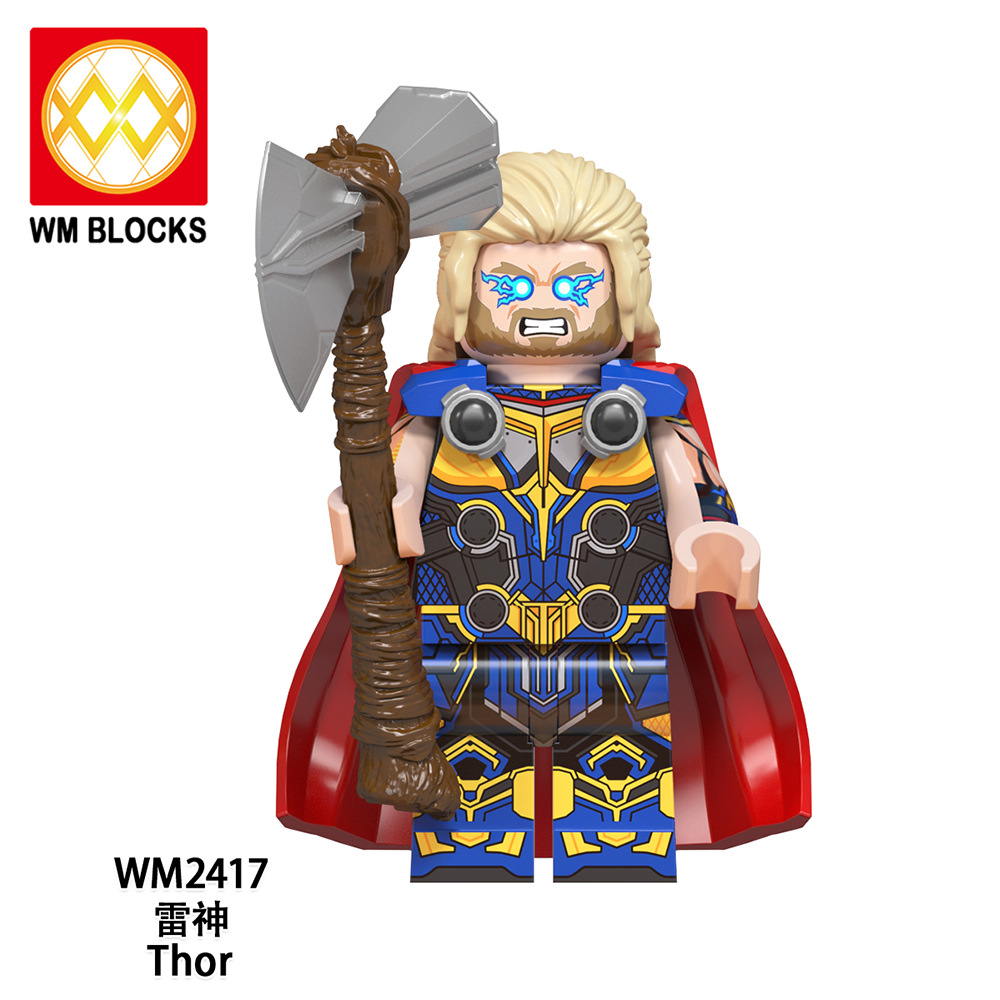 Single Sale Marvel Building Blocks Figures Thor Jane Foster Star Lord ...