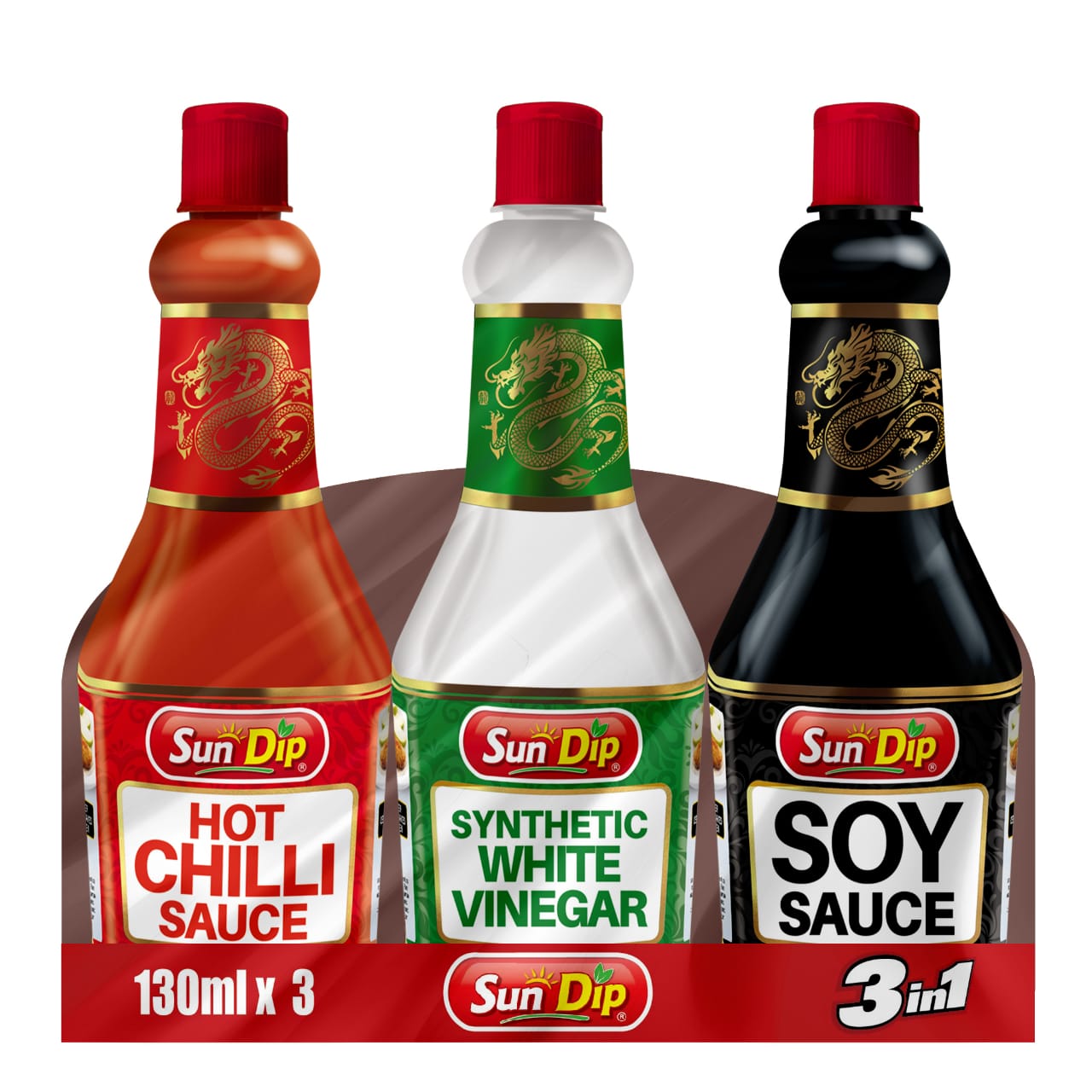 Sundip Chinese Sauces 3In1 Trio Pack - 130Ml | Daraz.pk