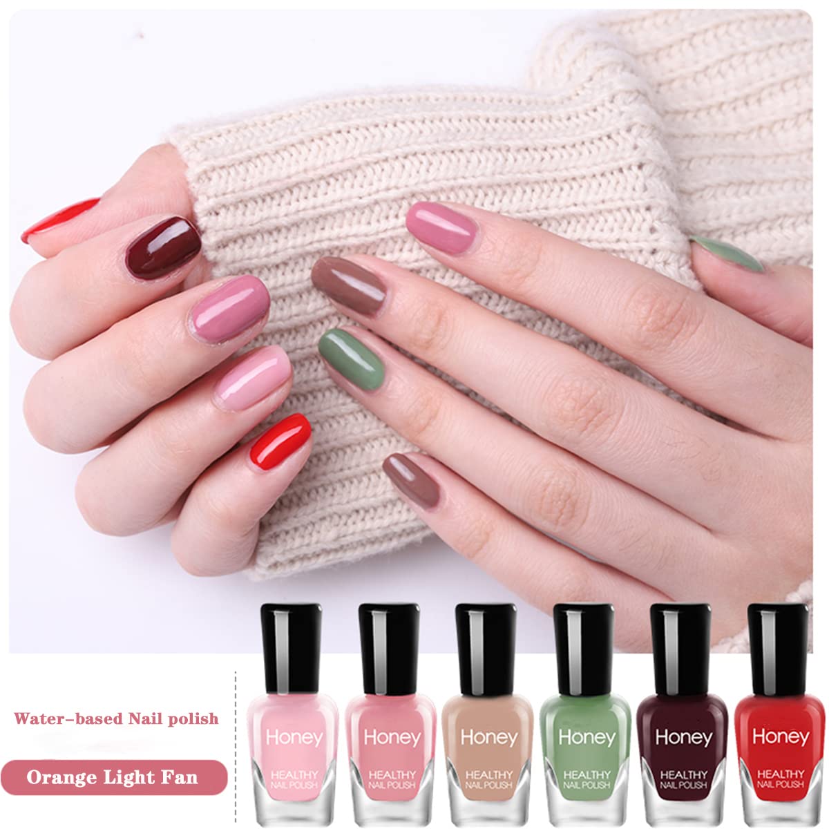 Pack of 6 & 24 - Peel Off Nail Paints - Nailpaint-Nail Paint/ Nail ...