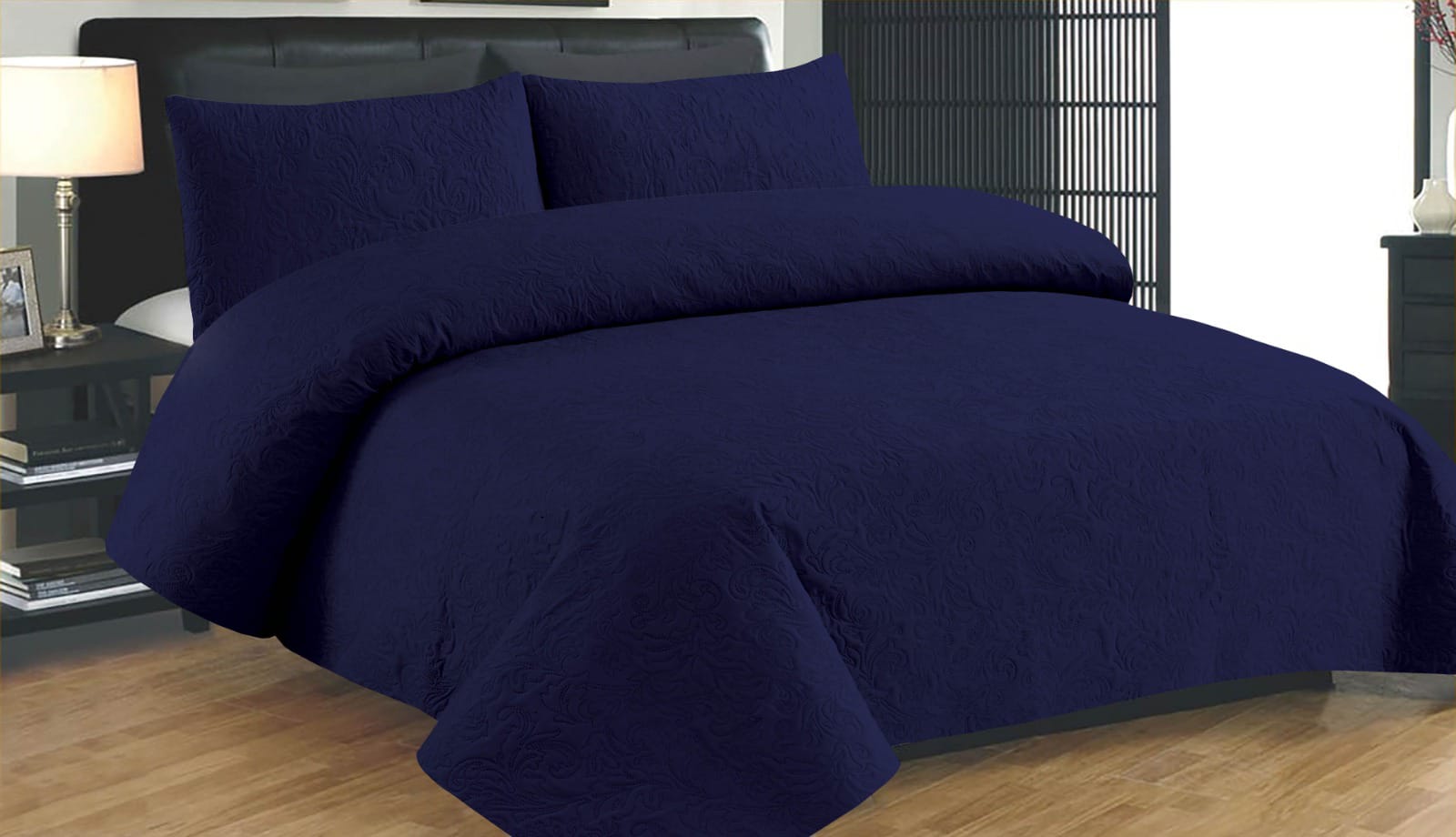 Bedspread 3pcs (Feel 100% Egyptain Style Cotton) Beautiful Stylish ...