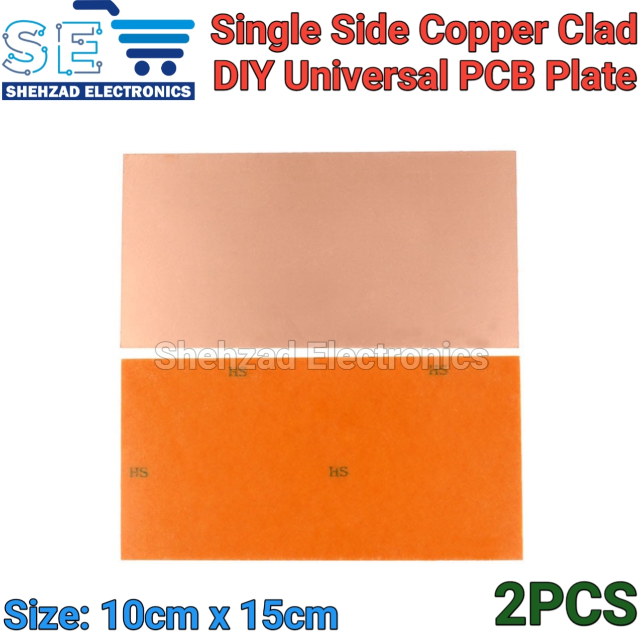 2PCS Single Side Circuit Board Copper Clad Plate Laminate Universal ...