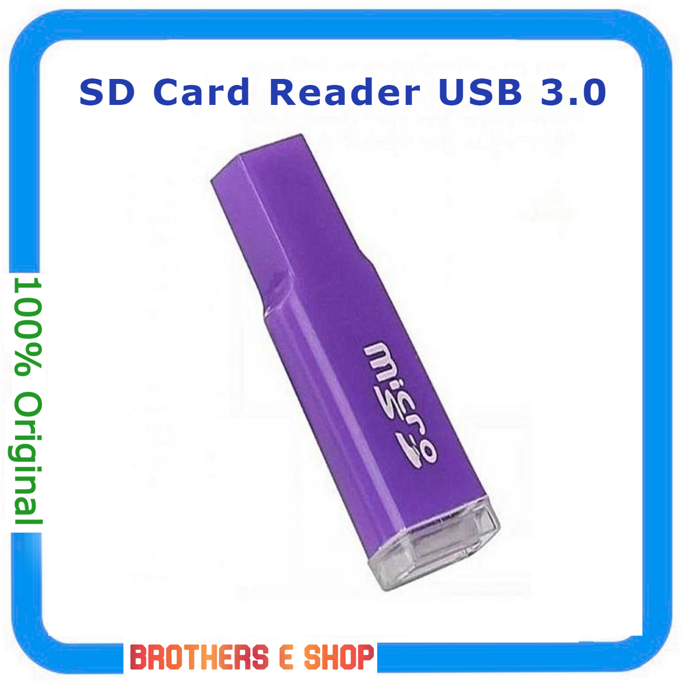 SD Card Reader USB 3.0 Flash Memory Card Reader Brothers E Shop | Daraz.pk