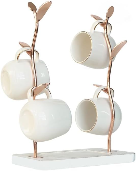 Coffee Mug Holder, Tea Cup Holder, Mug Rack Countertop, Leaf Mug Tree ...