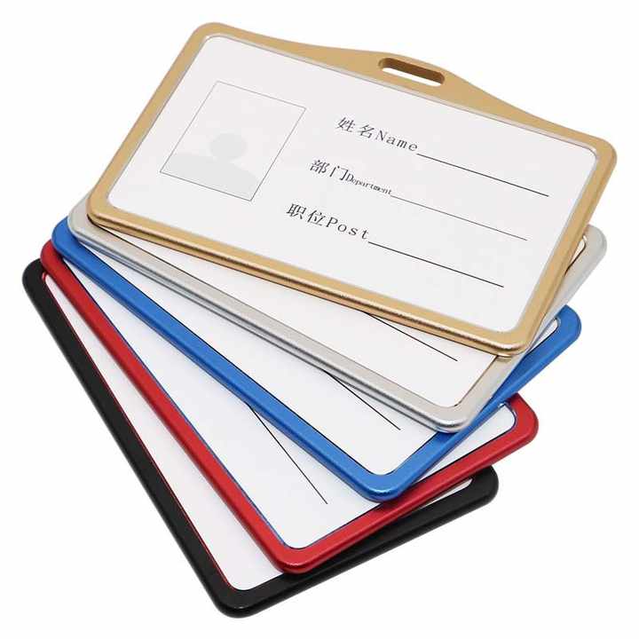 Horizental Aluminum Material Card Badge Holders,Bus Card ID Card-1pcs ...