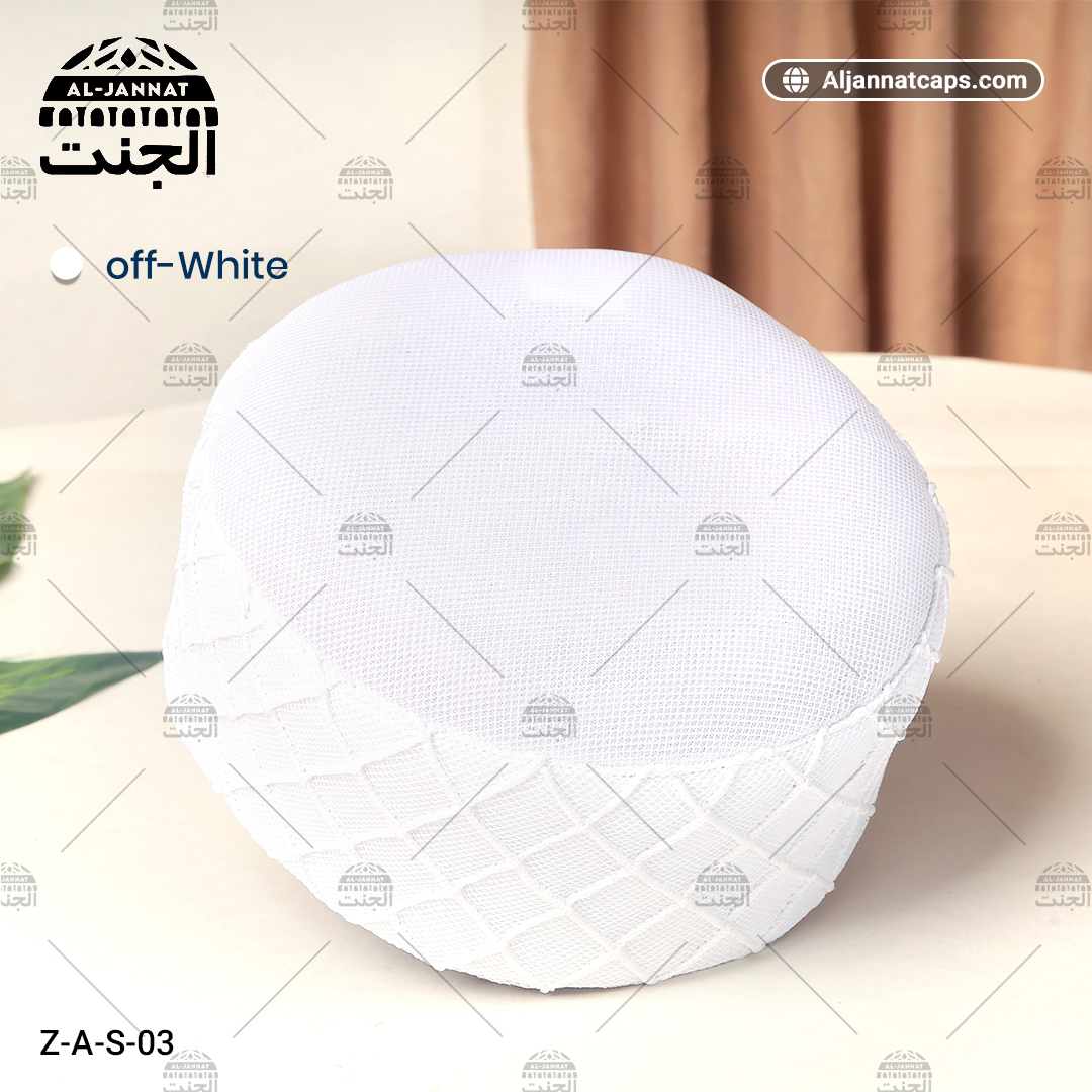 Best Quality Namaz Cap Z-A-S-03 Net Prayer cap For Men Namaz Topi ...