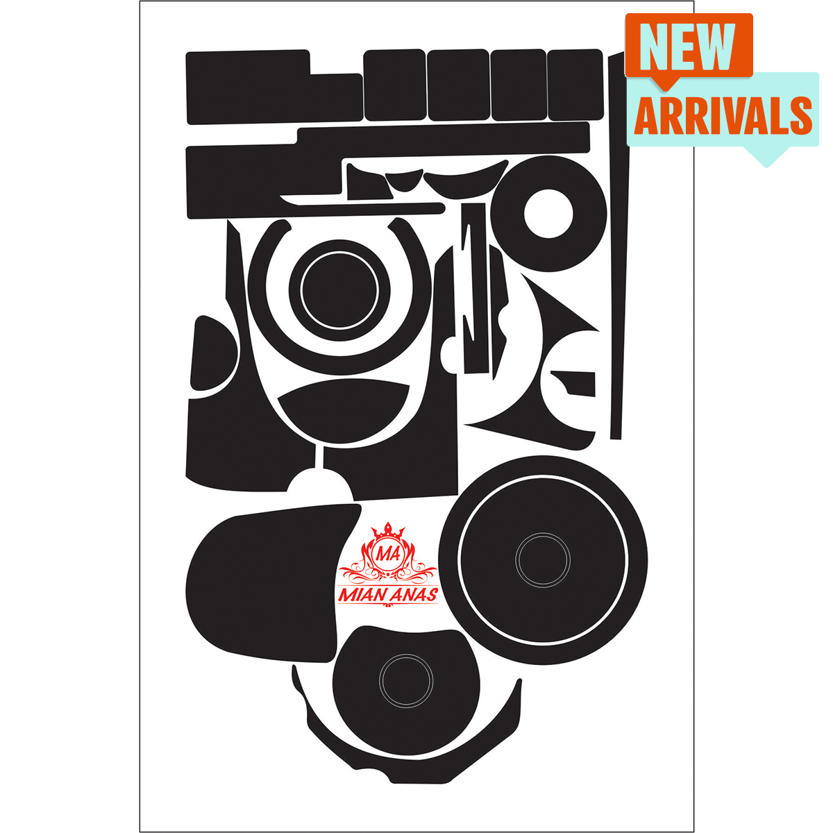 Motorcycle Stickers Motorbike Engine Stickers Motorbike Engine Kit ...