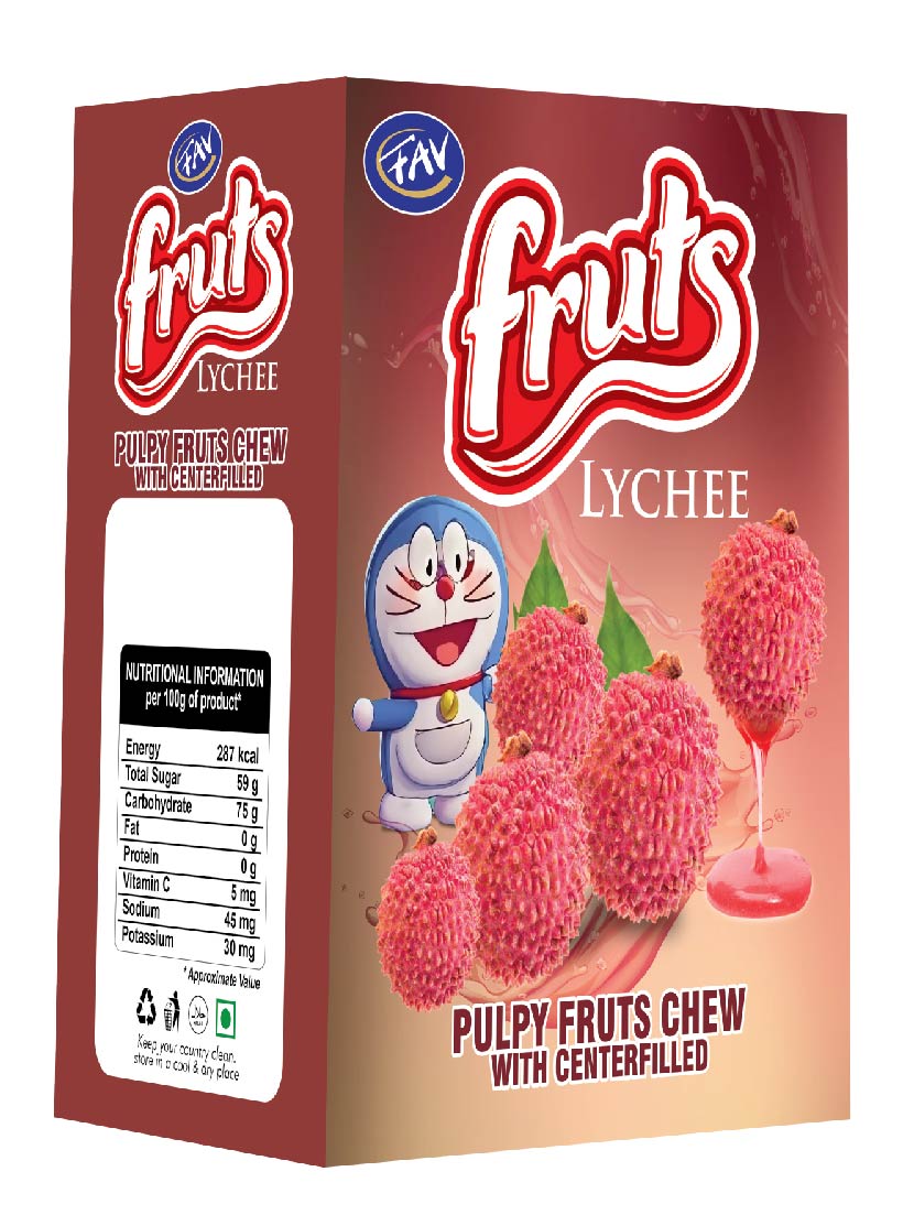 FAV FRUITS PULPY JELLY Candy & Toffee (LYCHEE) Lychee Ecstasy: Unleash ...
