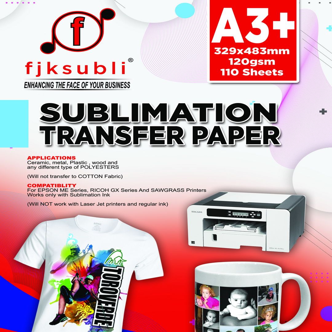 Sublimation Paper 13x19 inch 55 sheets | Daraz.pk