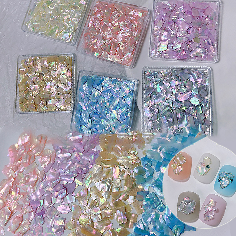 Aurora Nail Shell Sequins Sparkly Gradient Symphony Polarized Flakes ...