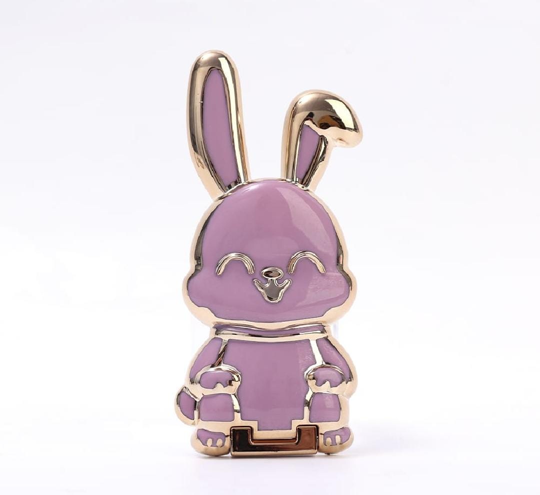 3D Cute Bunny | Rabbit | Phone Stand Hidden Foldable Creative Finger ...