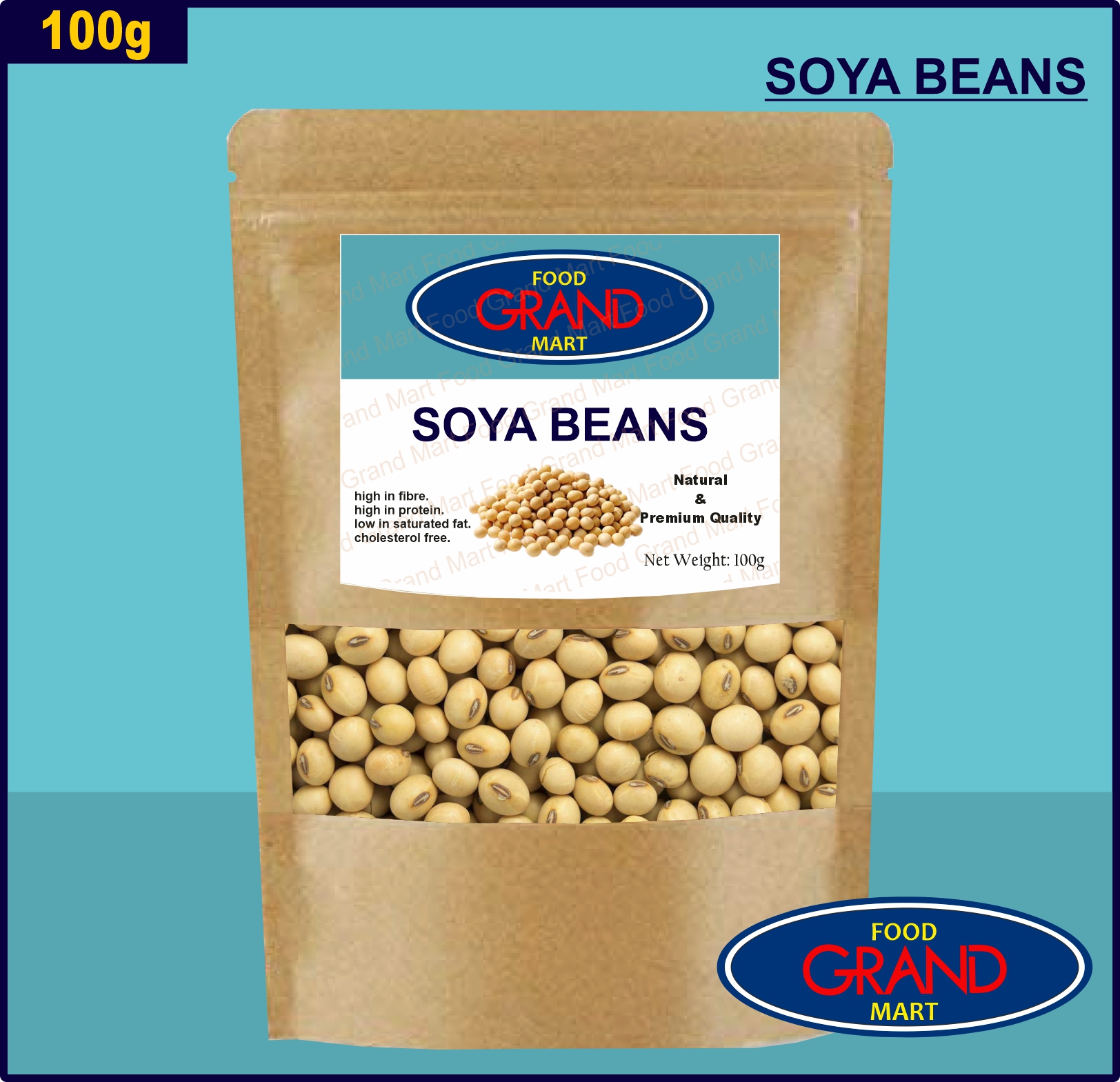 Soya bean 100 gram | Daraz.pk