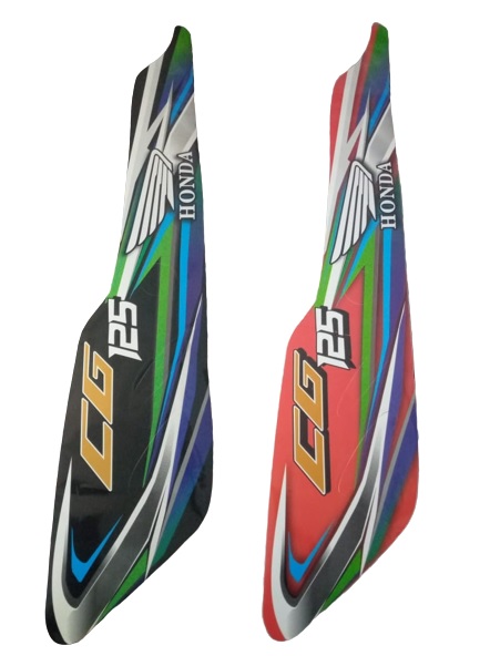 Honda 125 (f)Silencer Patti Sticker Euro 2 Silencer patri One Piece ...