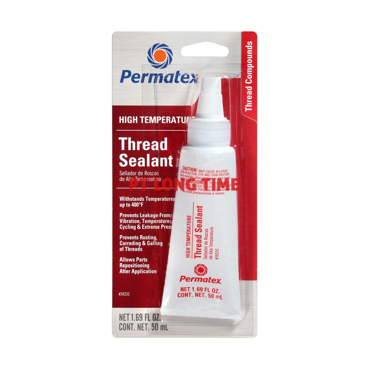Permatex 59235 High Temperature Thread Sealant, 50 ml (Made In USA ...