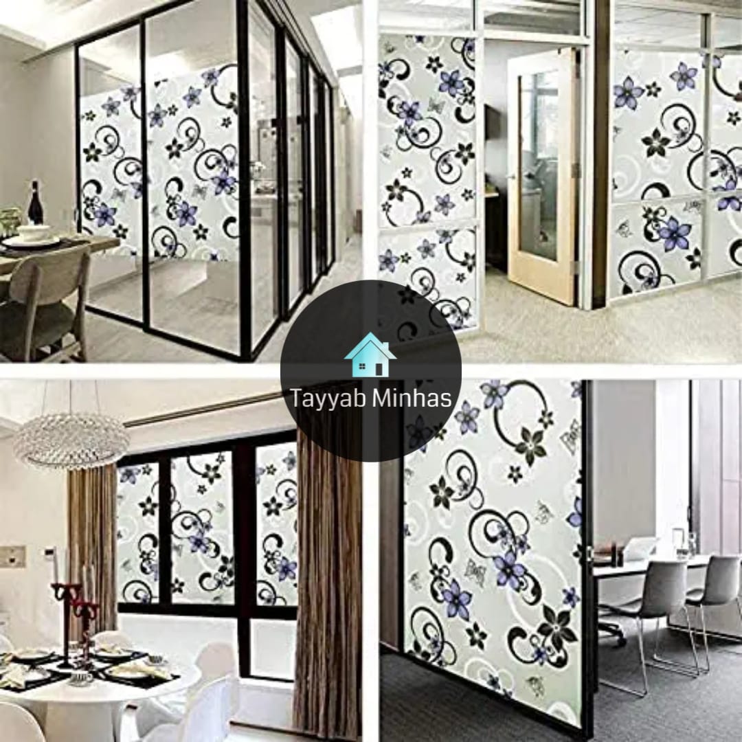 glass paper / glass door decorative paper / privacy frosted color full ...