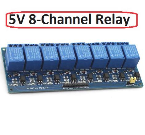 8 channel 5V Relay module 10A 250V AC for Arduino | Daraz.pk