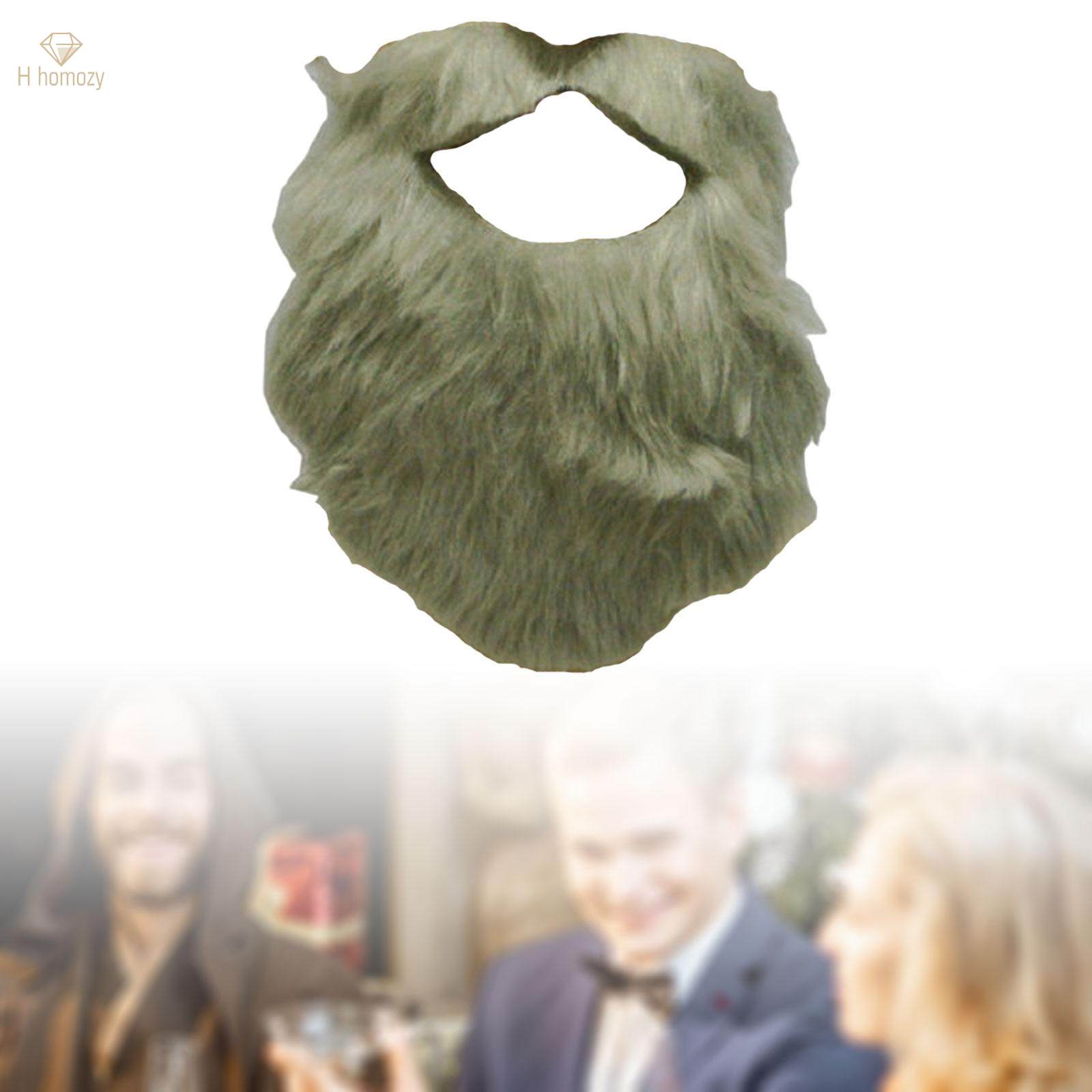 Fake Beard Costume Realistic Halloween Beard Fake Mustaches Cosplay ...