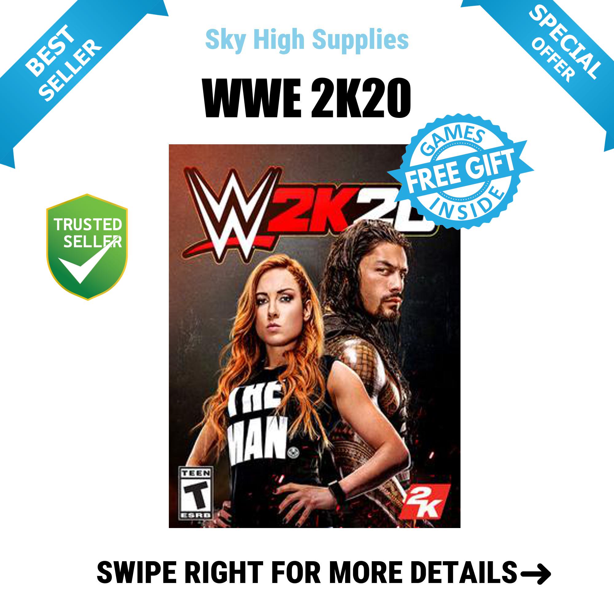 WWE 2K20 - GAME FOR PC (GOOGLE DRIVE/ MEDIAFIRE) - QR CODE | Daraz.pk