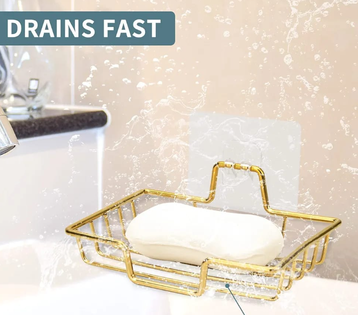 Acrylic Soap Box Dish Bathroom Storage Plate Tray Holder Case Soap ...