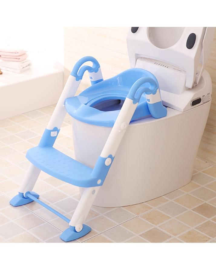3 In 1 A + B Baby Closestool Toilet Trainer With Ladder | Daraz.pk