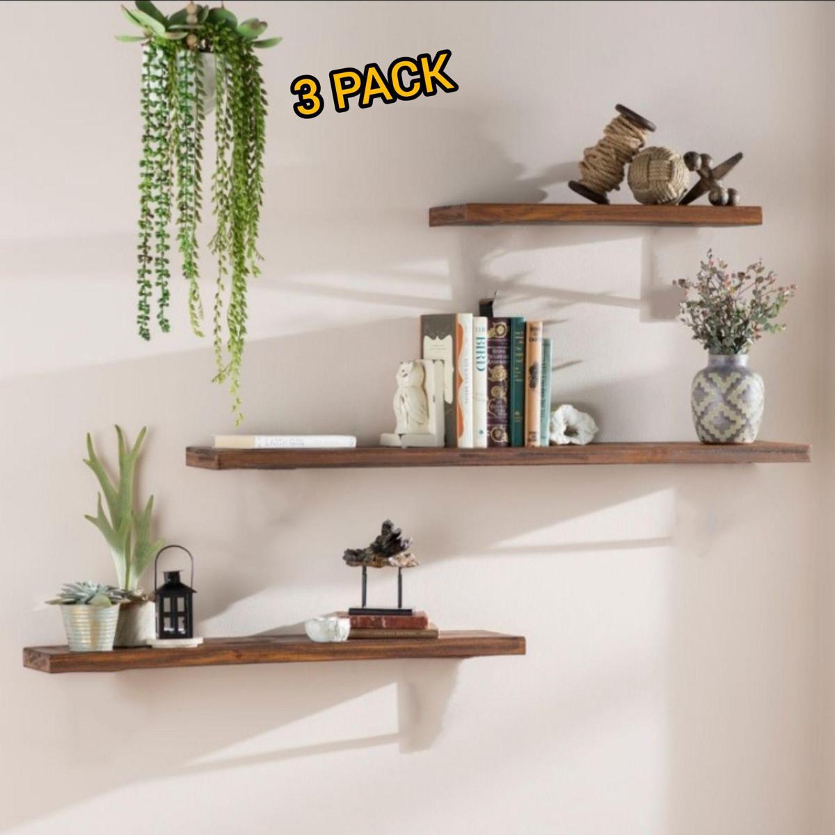 Wall Mounted Floating Shelves,Book Shelf,Display Ledge, Storage Rack ...