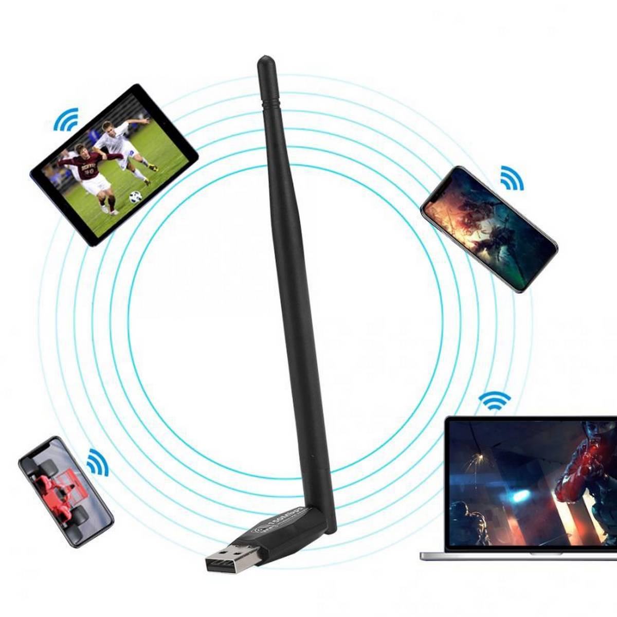 Alfa Wifi Anteena Usb W113 3dbi Adopter , Alfa Wifi USB Adapter Mini ...