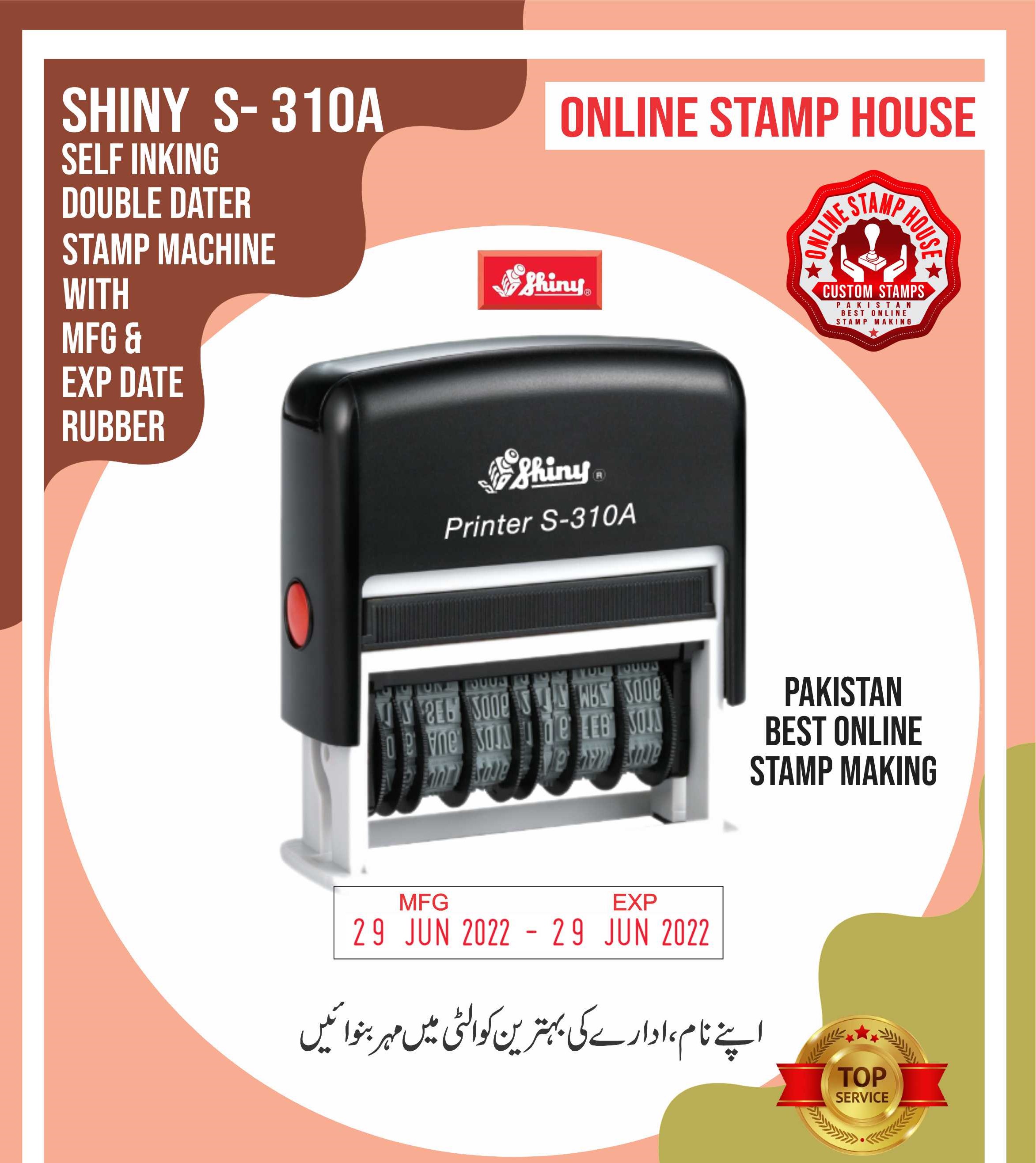 Shiny Printy S-310A Double Date Expiry/Manufacturing | Daraz.pk