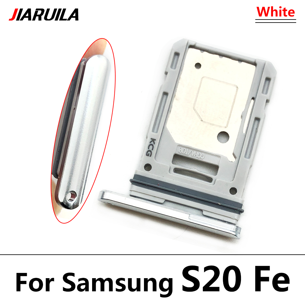 New For Samsung S21 S20 Plus Ultra Fe Dual SIM Card Slot SD Card Tray ...