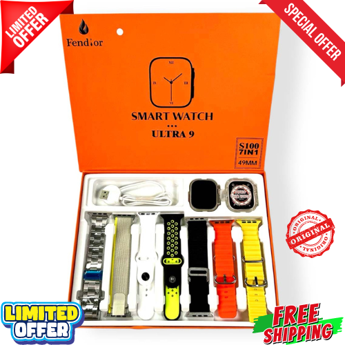 S100 Ultra Series Smart Watch 7 in 1 - Infinite Display 2.09" - 49MM ...