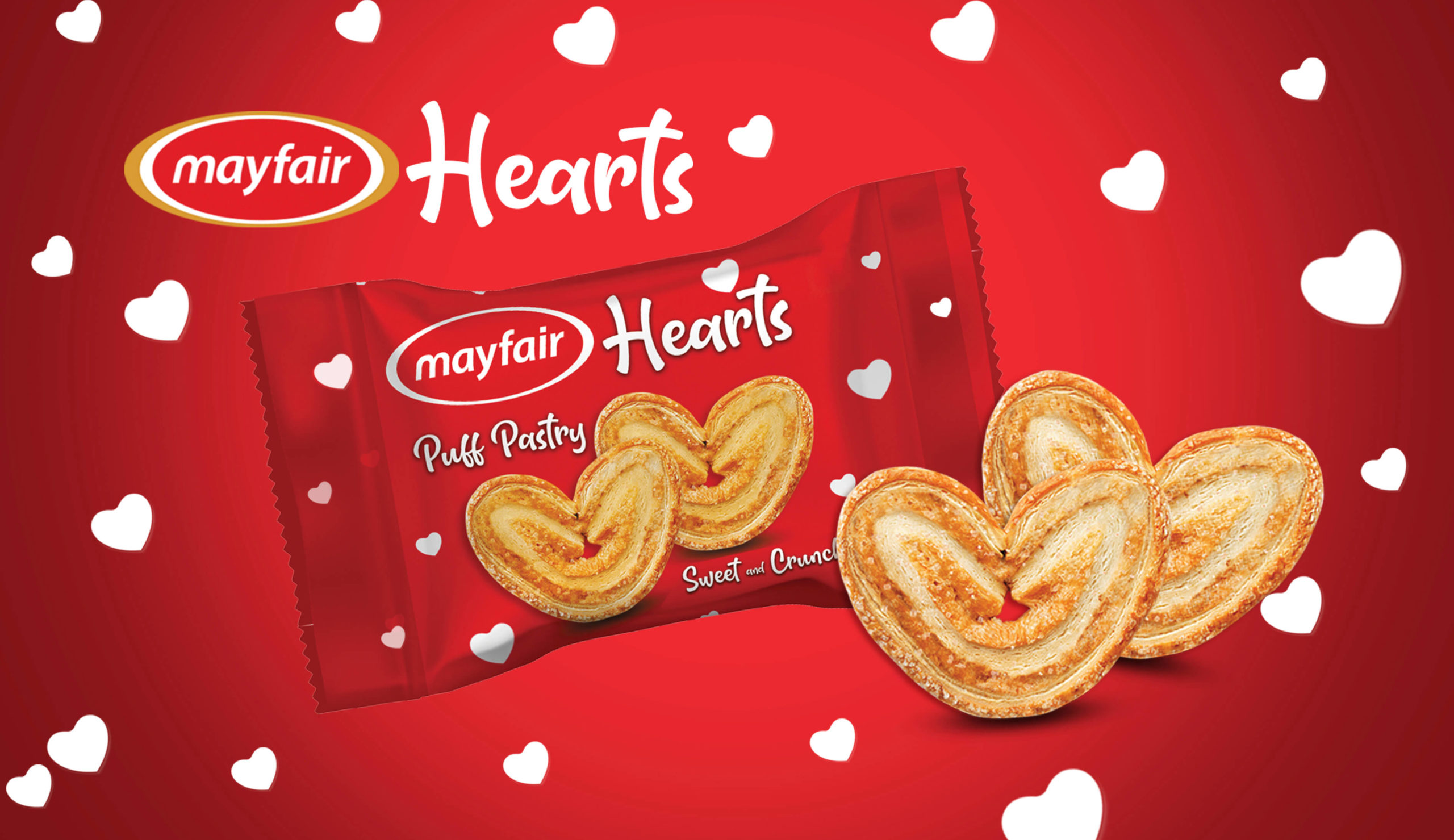 Mayfair Hearts Puff Pastry Sweet and Crunchy | Daraz.pk
