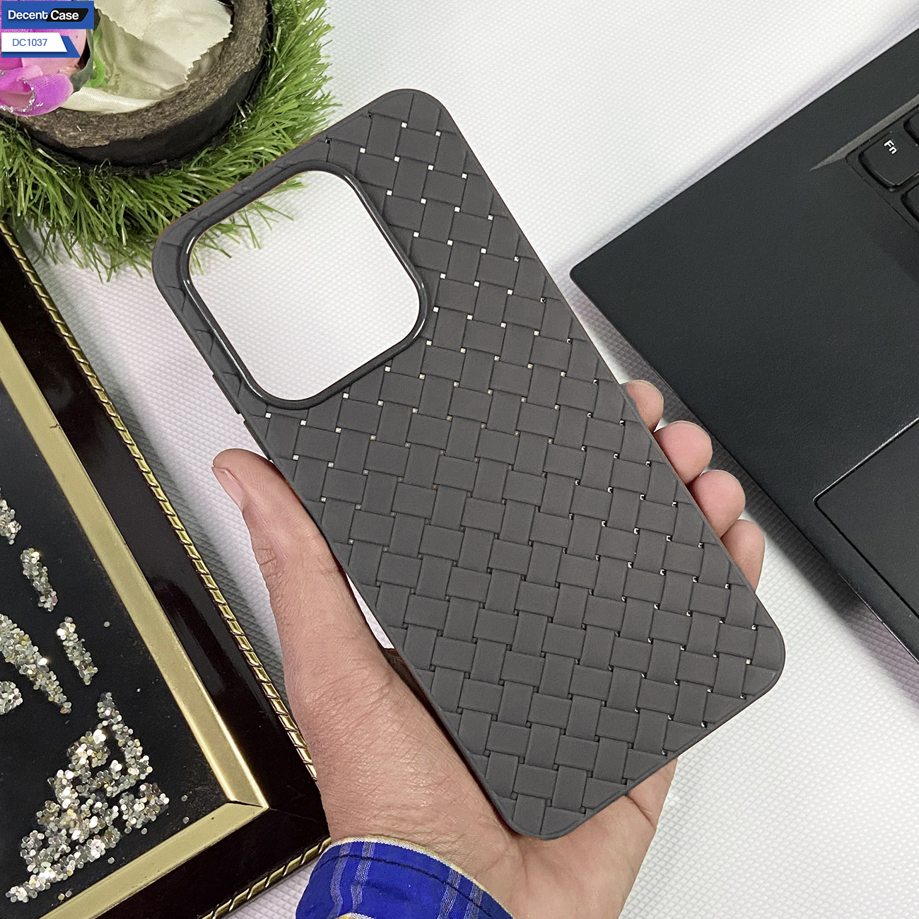 Infinix Hot 50i cover - Black - New Premium Quality Woven Case | Daraz.pk
